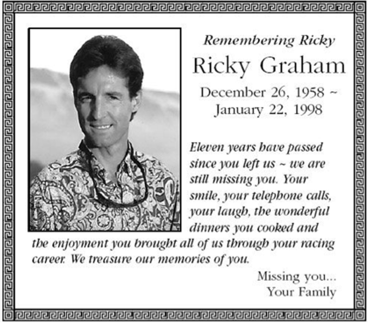 Tribute to Ricky Graham - My Life at Speed