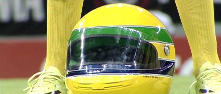 Brazil Soccer Team Tribute to Senna - My Life at Speed