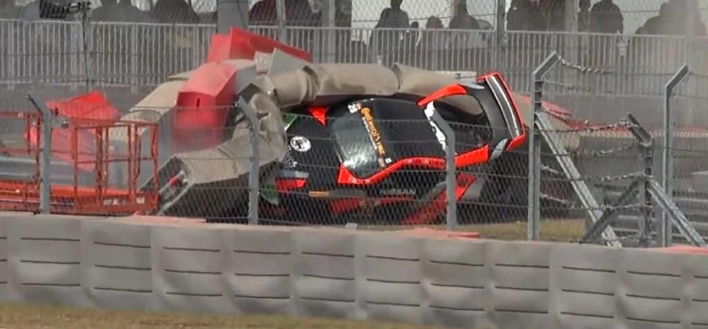 Tim Bell Huge Crash 2014 Continental Tire Sportscar Challange at COTA ...
